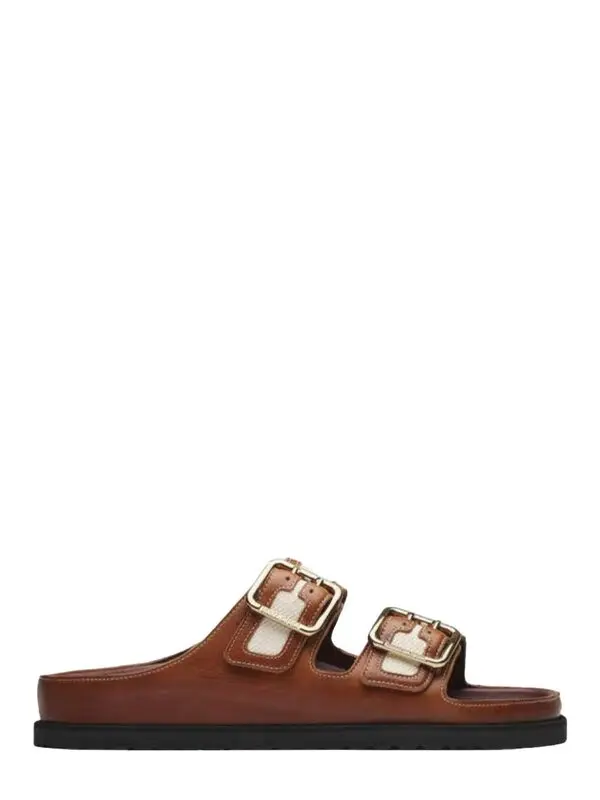 BIRKENSTOCK Arizona Canvas Sandals - Cinnamon Canvas