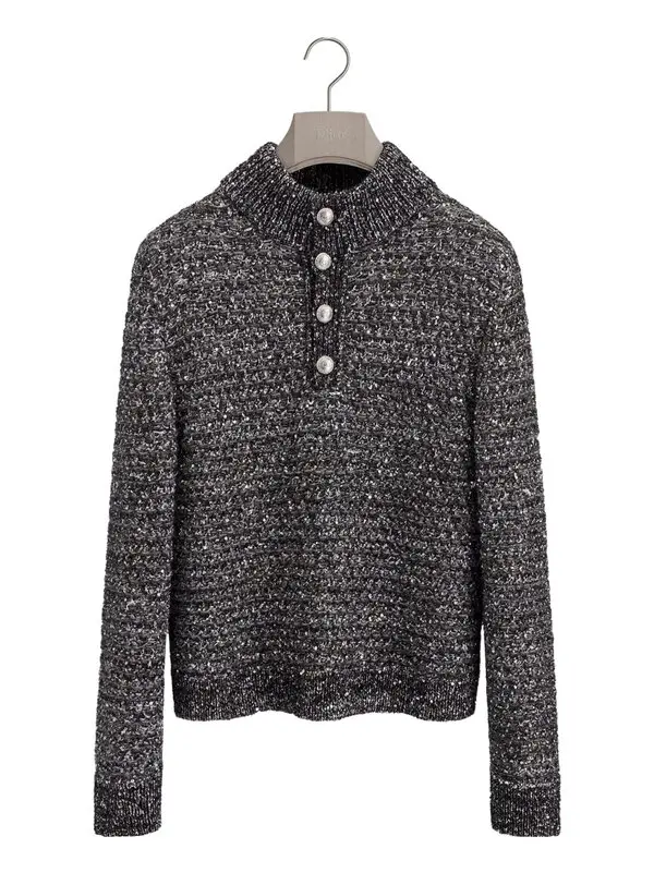 Dior Trucker Sweater - Grey