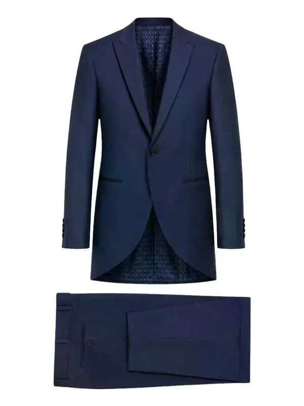 RAMON SANJURJO Peak-lapel Suit - Blue