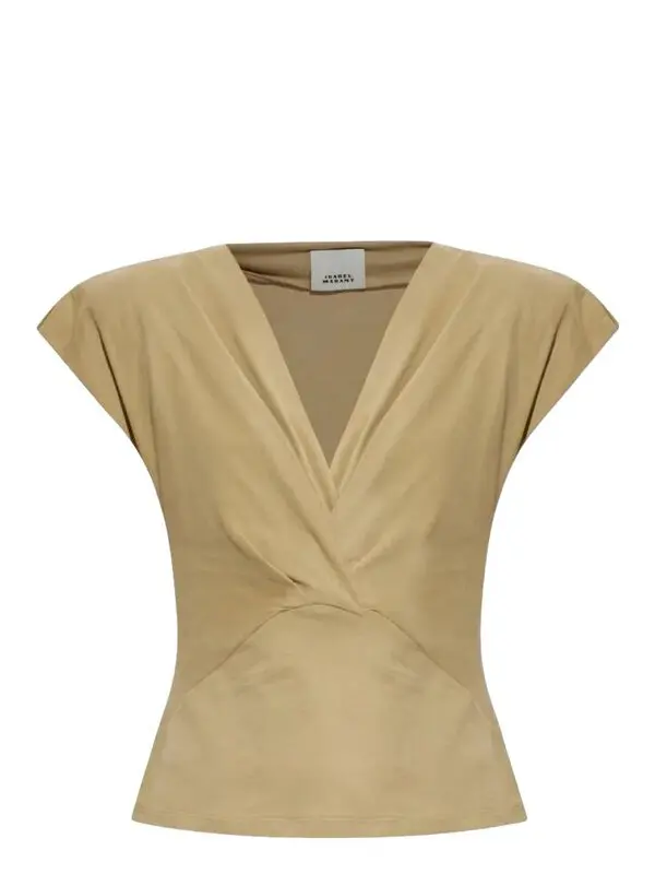 Isabel Marant Étoile Nadrine V-neck Top - Neutrals