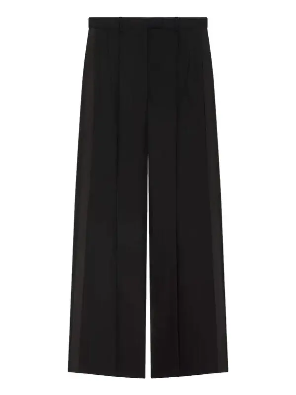 Givenchy Tuxedo Double-pleat Trousers - Black