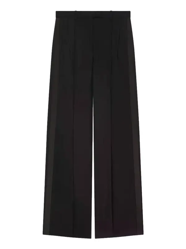 Givenchy Tuxedo Double-pleat Trousers - Black