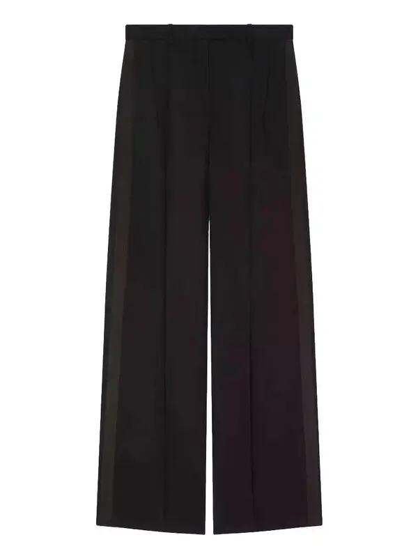 Givenchy Tuxedo Double-pleat Trousers - Black