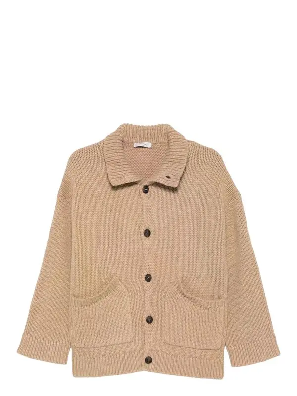 Commas Fisherman Buttoned Cardigan - Neutrals