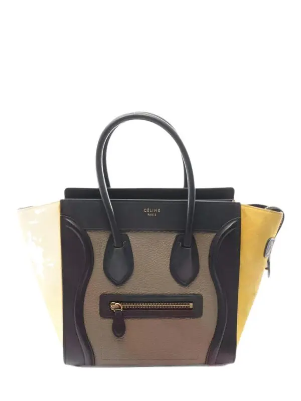 Celine Micro Luggage Tote Bag - Black