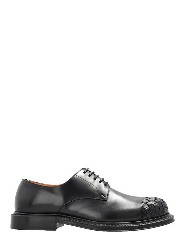 Bottega Veneta James Lace-up Shoe - Black