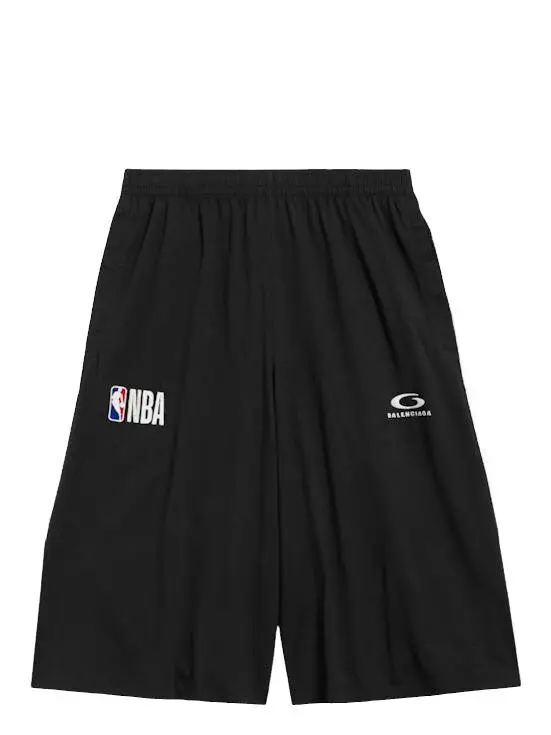 Balenciaga X Nba Tracksuit Shorts - Black