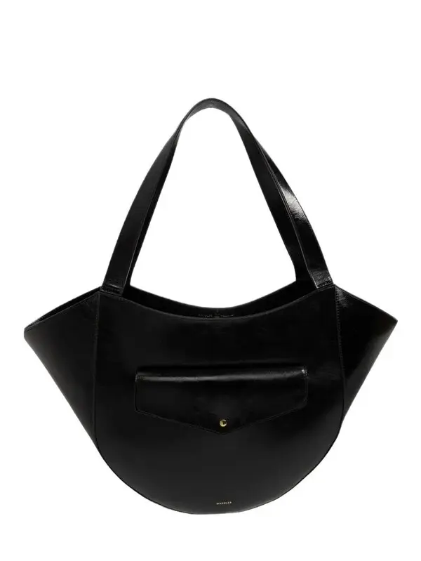 WANDLER Hortensia Slouch Tote Handbag - Black