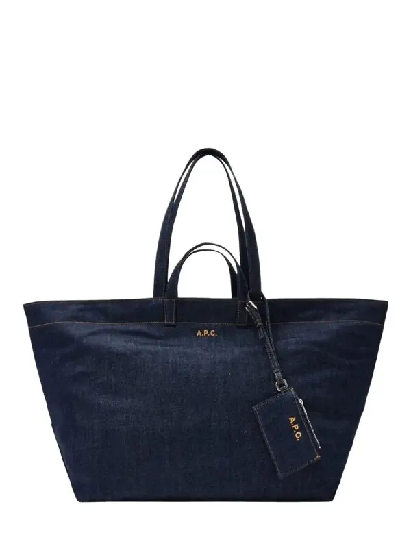 A.p.c. Le Drummer" Denim Shoulder Bag - Blue