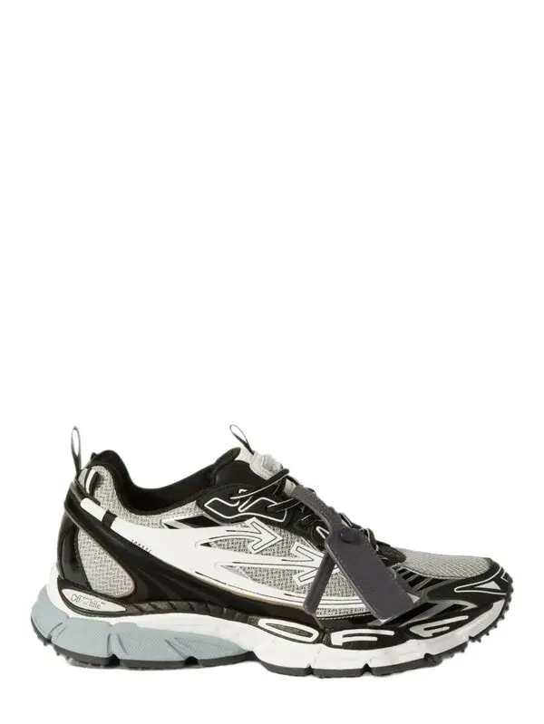 Off-White Ow Be Right Back" Low Top Sneakers - Gray