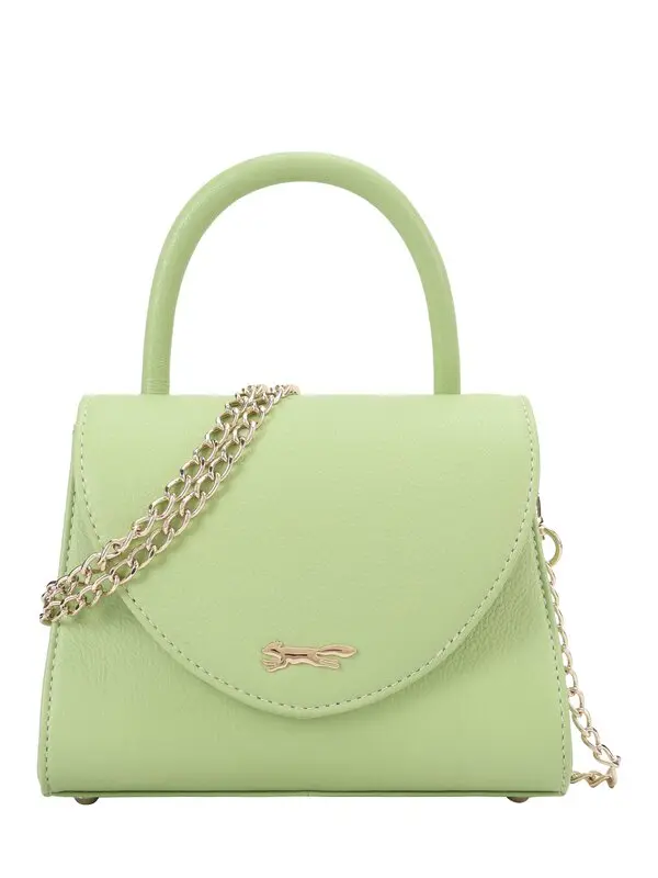 Paul Costelloe Cilo Leather Crossbody Bag - Green