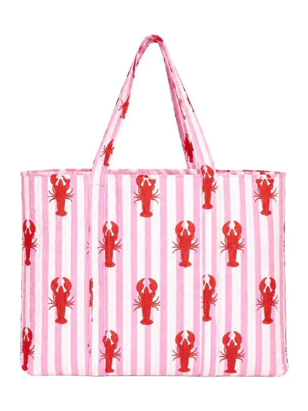 CYC Striped Lobster Tote - Pink