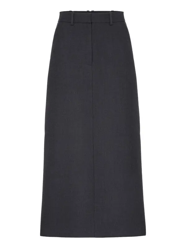 Magda Butrym Mid-rise Wool Midi Skirt - Multi