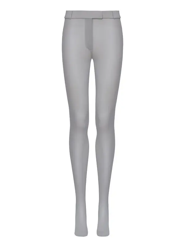 Magda Butrym Mid-rise Tights - Light Grey