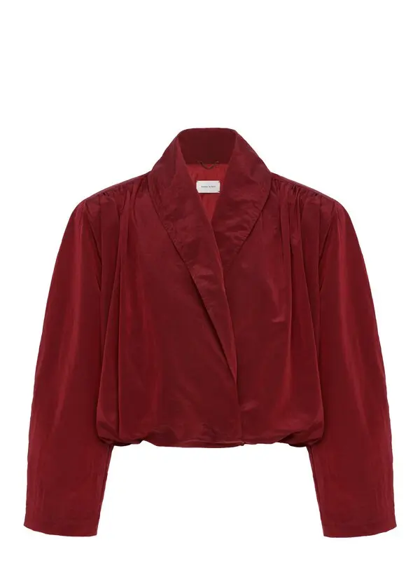 Magda Butrym Cropped Jacket - Red