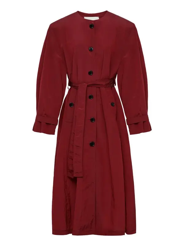 Magda Butrym Belted Coat - Red