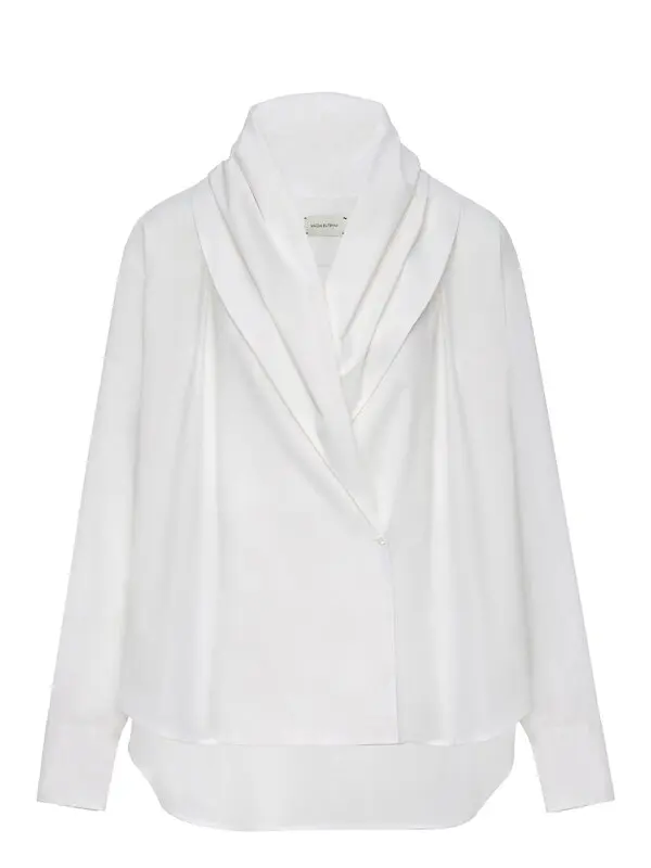 Magda Butrym Relaxed Cotton Blouse - White