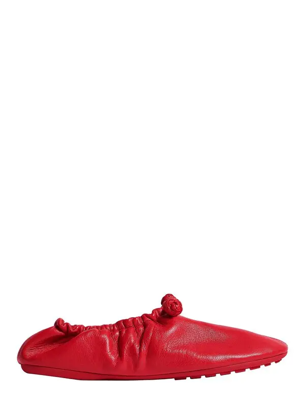 Bottega Veneta Fantasmina Ballerina - Cardinal
