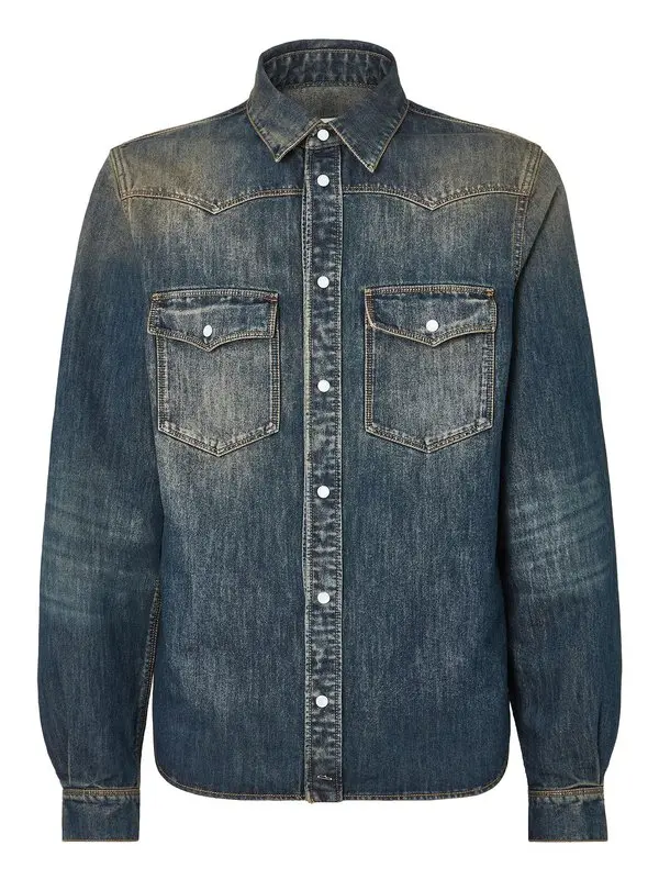 Fendi Bananatex® Denim Shirt - Blue