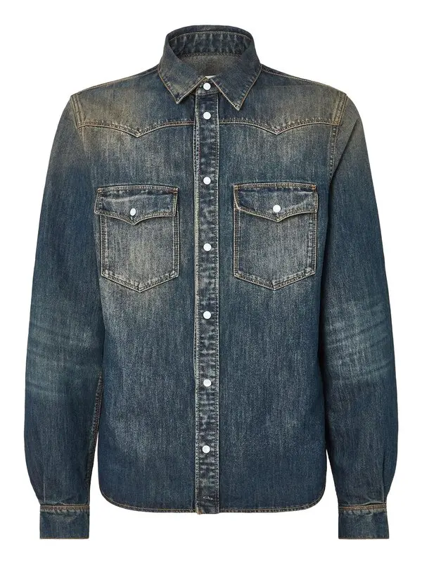 Fendi Bananatex® Denim Shirt - Blue