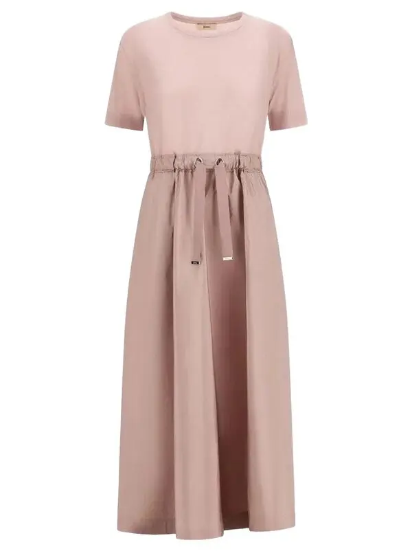 Herno Panelled Midi Dress - Multicolor