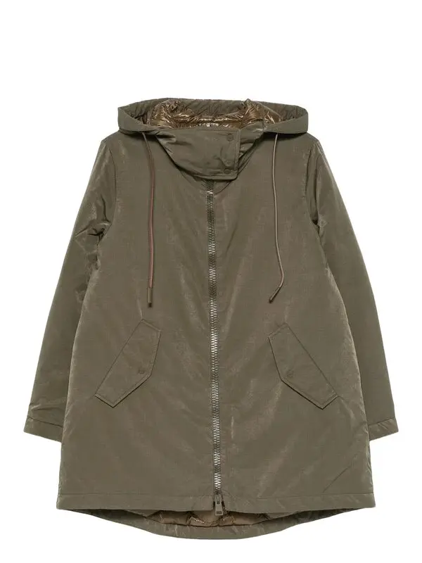 Herno Hooded Ripstop Parka - Green