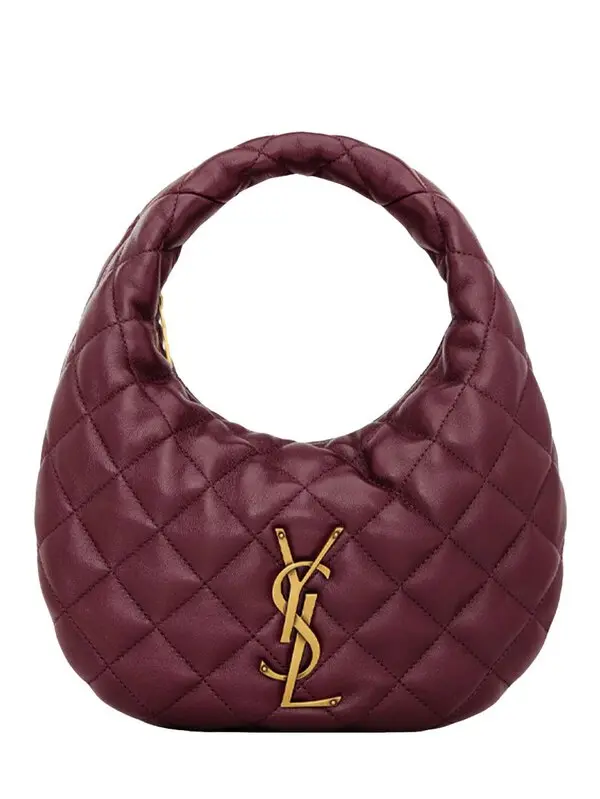 Saint Laurent Quilted Nappa Baby Icare Bag - Red