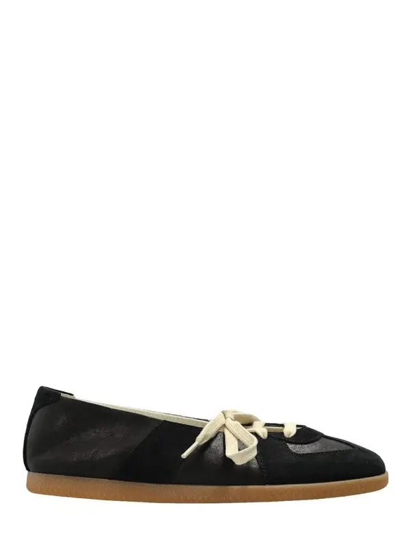 MAISON MARGIELA Replica Soft Laced Ballet Flats - Black