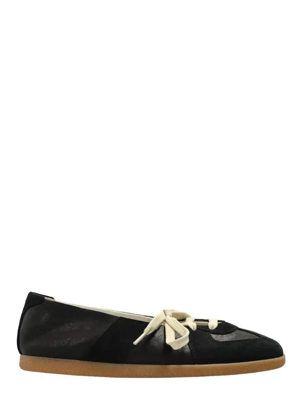 MAISON MARGIELA Replica Soft Laced Ballet Flats - Black