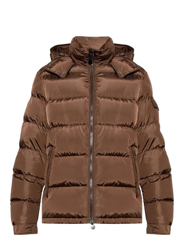 Moncler Maya Matte Short Down Jacket - Brown