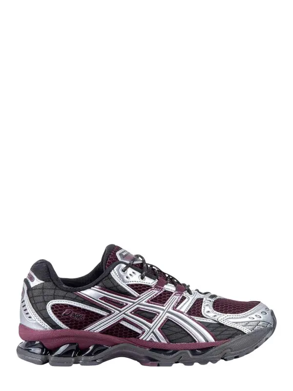 Asics Panelled Lace-up Sneakers With Rubber Sole - Violet