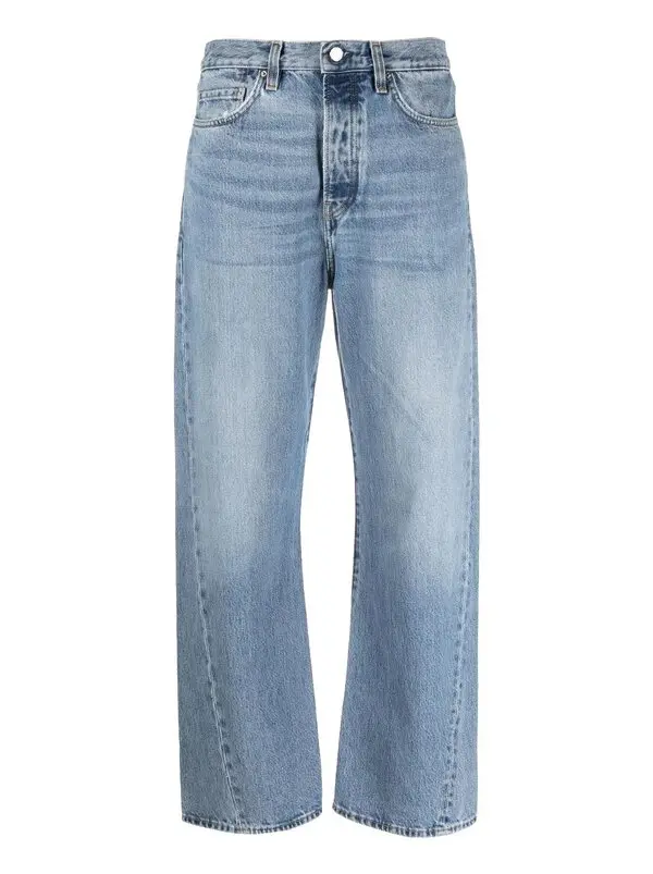 TOTEME Relaxed Five-pocket Jeans In Cotton Denim - Denim Blue
