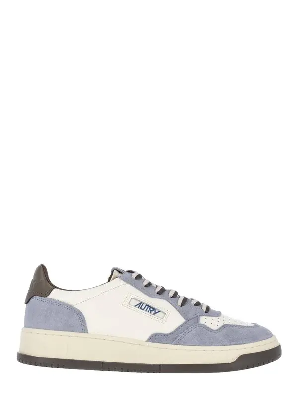 AUTRY Leather Lace-up Sneakers - White