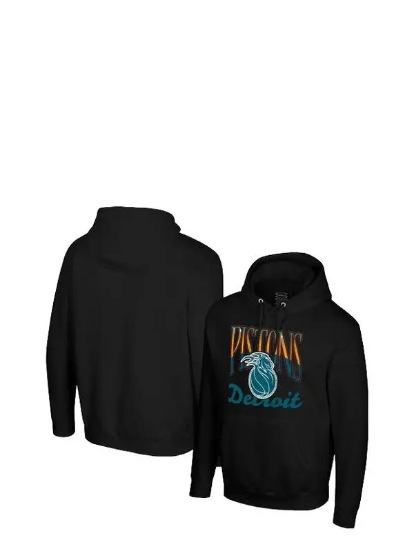 STADIUM ESSENTIALS Detroit Pistons Sky High Hoodie - Black