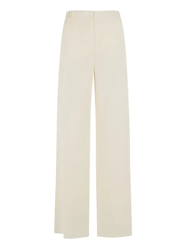Max Mara Editto Virgin Wool Pants - White