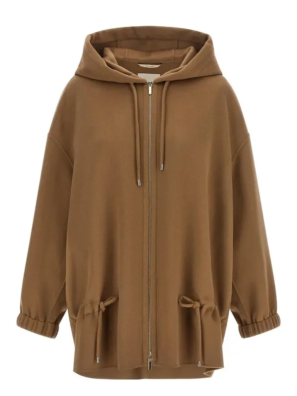 Max Mara S Mmadriana' Wool Coat - Brown