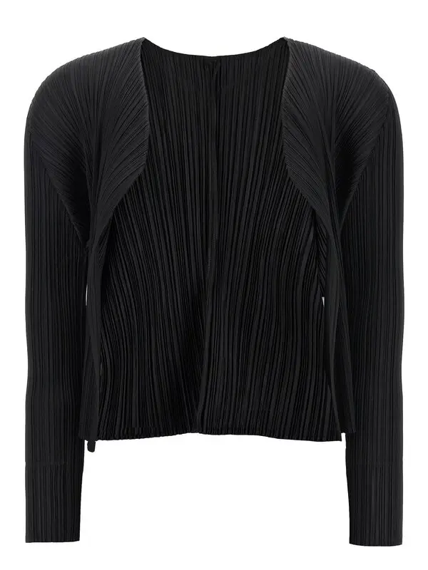 Issey Miyake Monthly Colors: June' Cardigan - Black