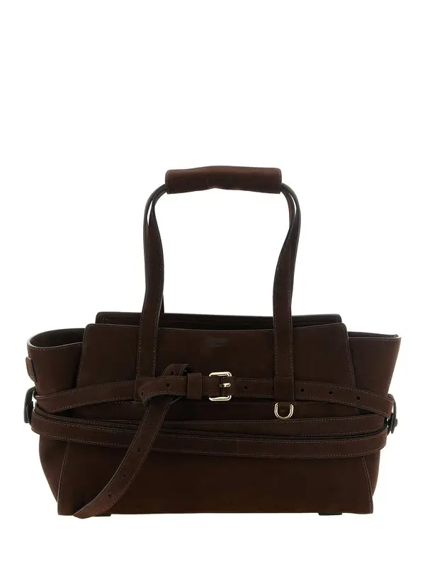 Moschino Tie Me' Handbag - Brown