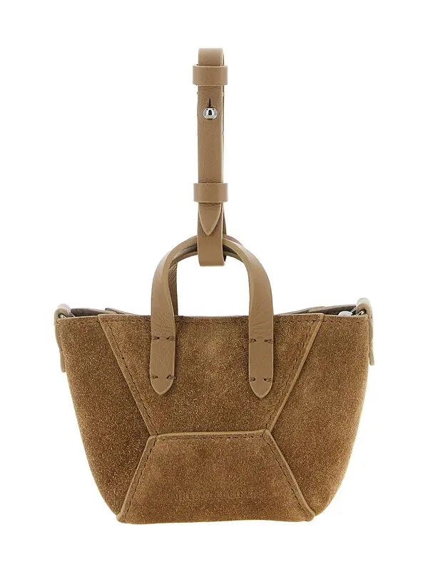 Brunello Cucinelli Micro 'bc Duo' Bag - Brown