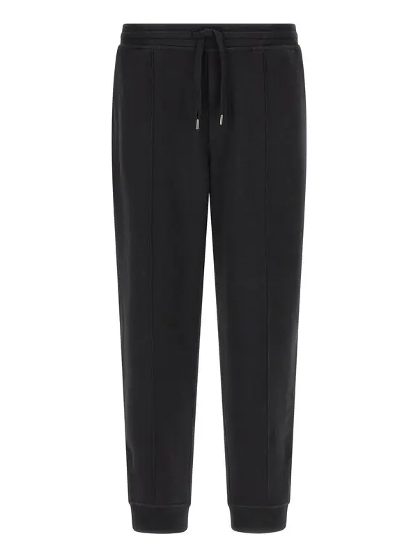 Brunello Cucinelli Cotton, Cashmere And Silk Joggers - Black