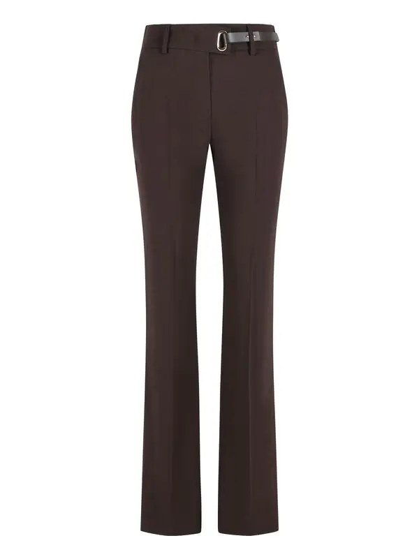 Sportmax Viscose Trousers - Brown