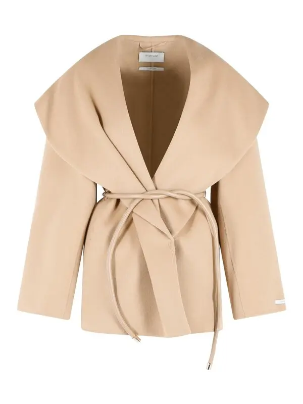 Sportmax Virgin Wool Jacket - Brown