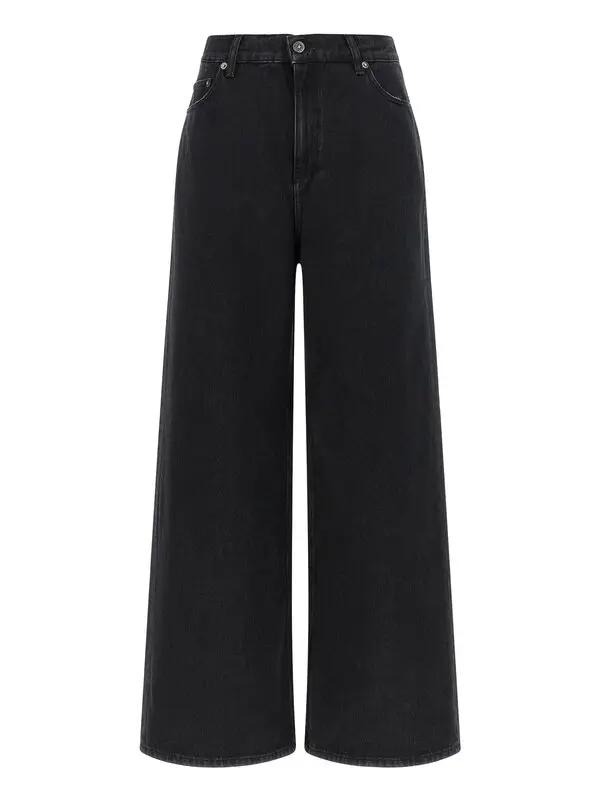 GOLDEN GOOSE Melody Wide Leg Jeans - Black