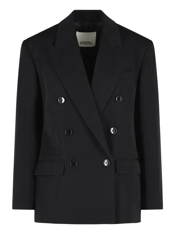 Isabel Marant Étoile Khera Wool Blazer - Black