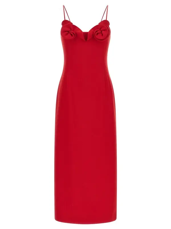 Magda Butrym 41" Midi Dress - Red
