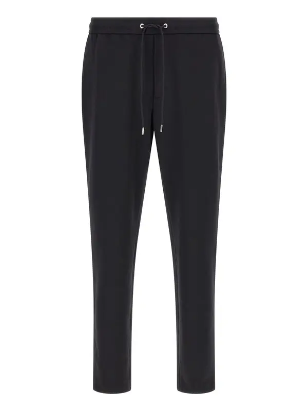 Moncler Logo Patch Joggers - Black