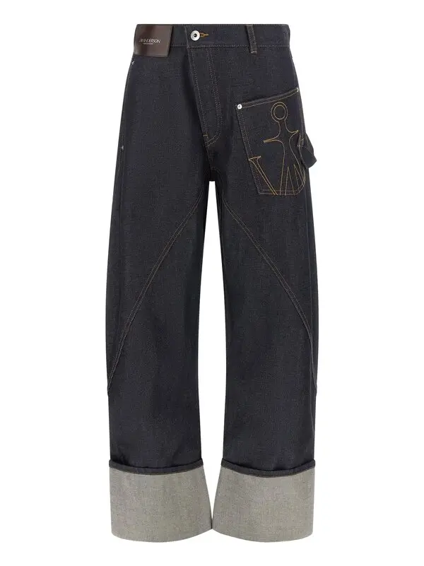 JW Anderson Twisted Workwear Jeans - Blue