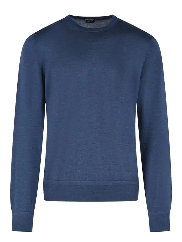 TOM FORD Cashmere And Silk Sweater - Blue