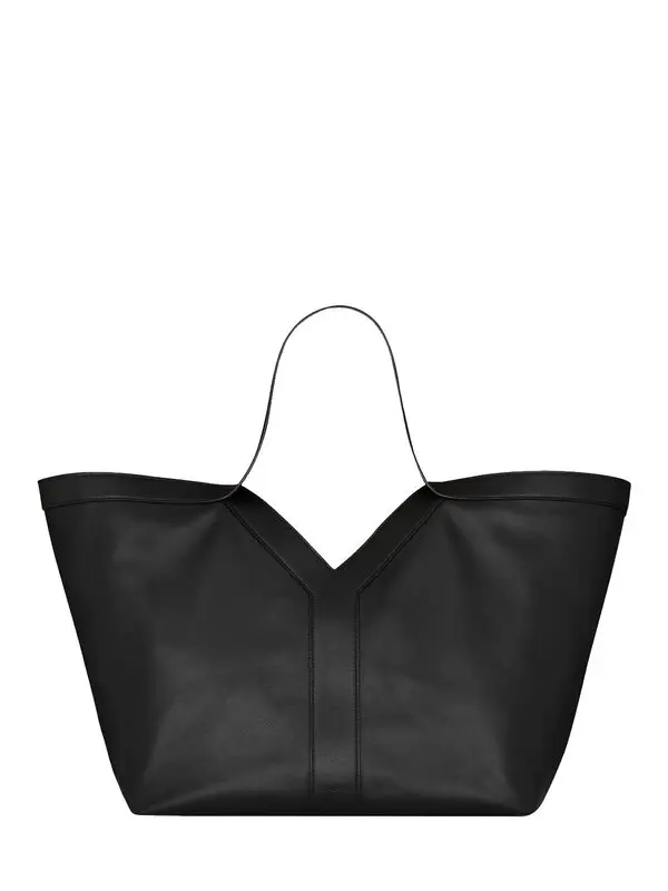 Saint Laurent Y Leather Tote Bag - Black