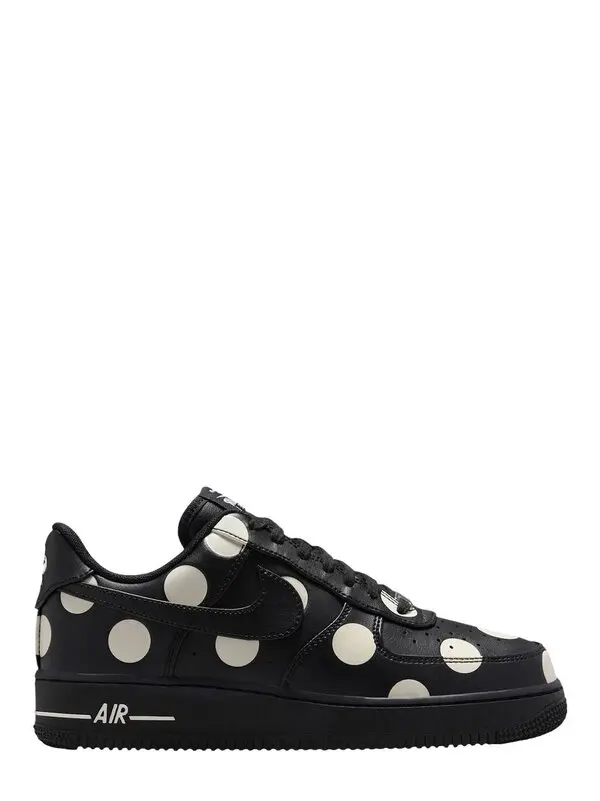 Nike Force 1 Low " Polka Dot" Sneakers - Black